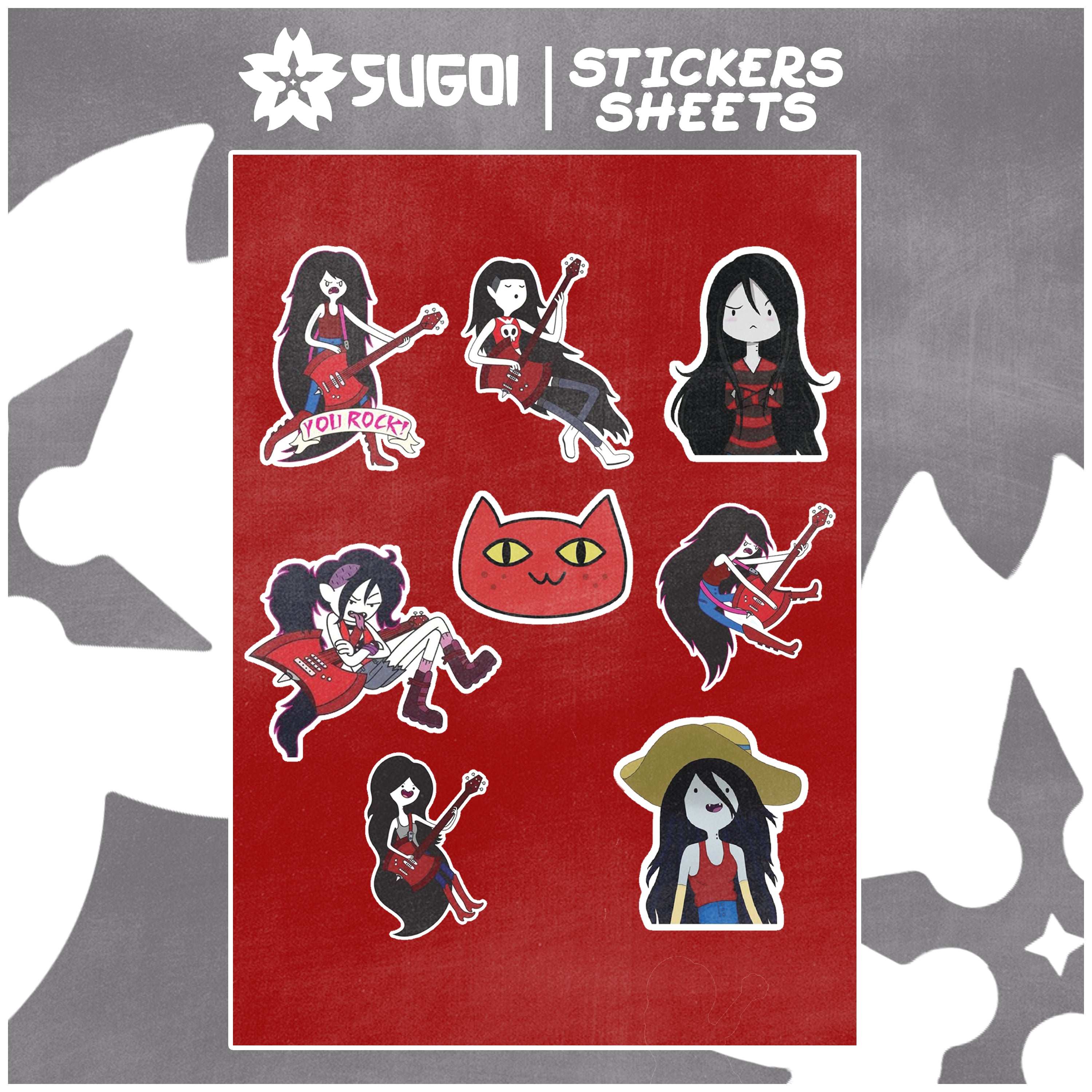 Marceline Stickers – SUGOI STORE