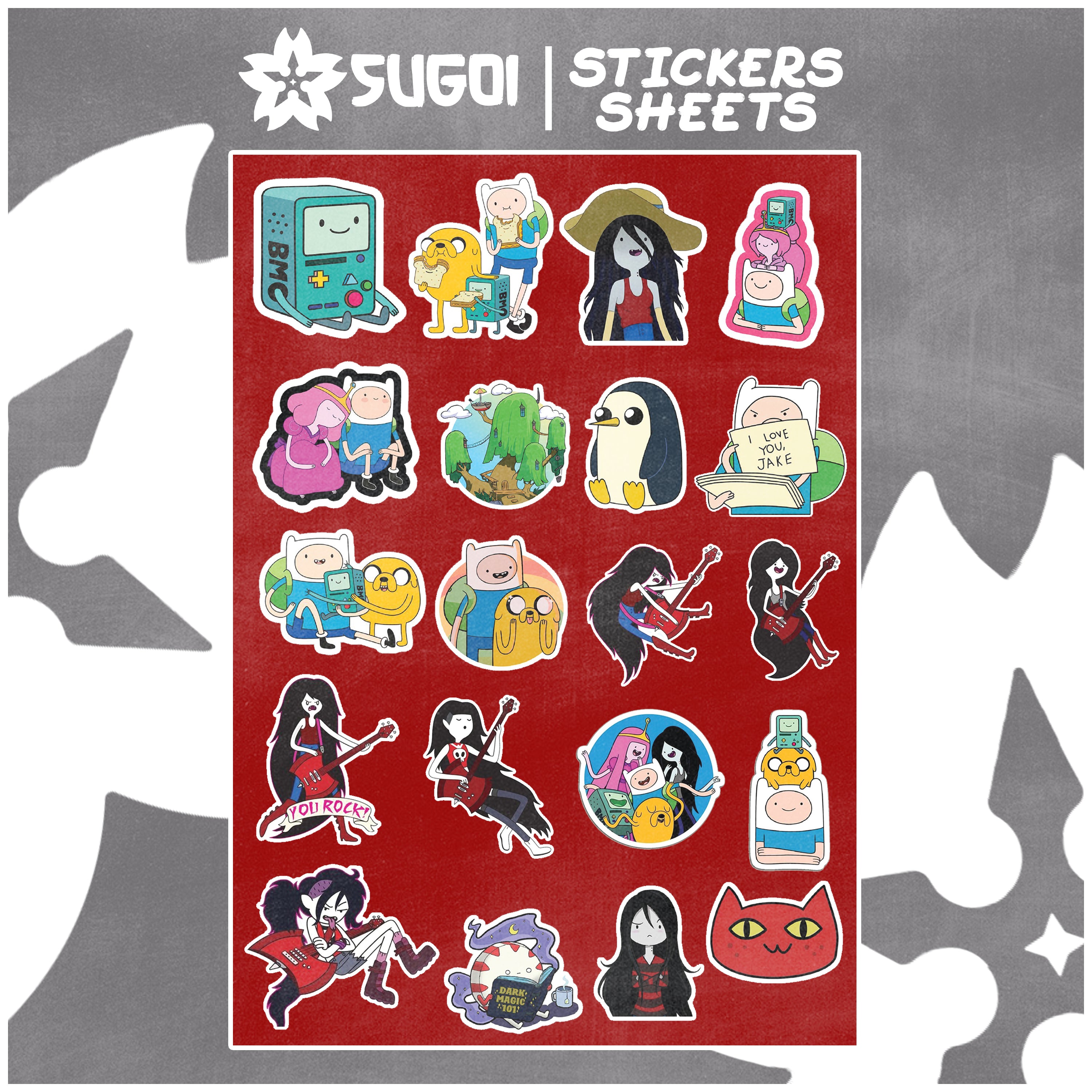 Adventure Time Stickers – SUGOI STORE
